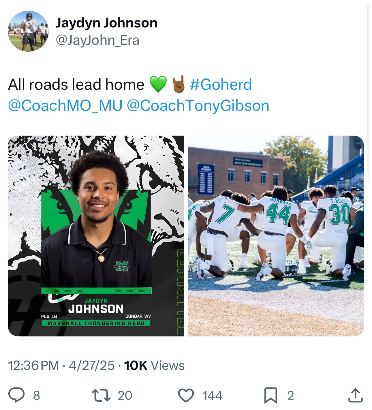 The ThunderCast 2024-25 Marshall Football Transfer Portal Tracker - ThunderCast Online